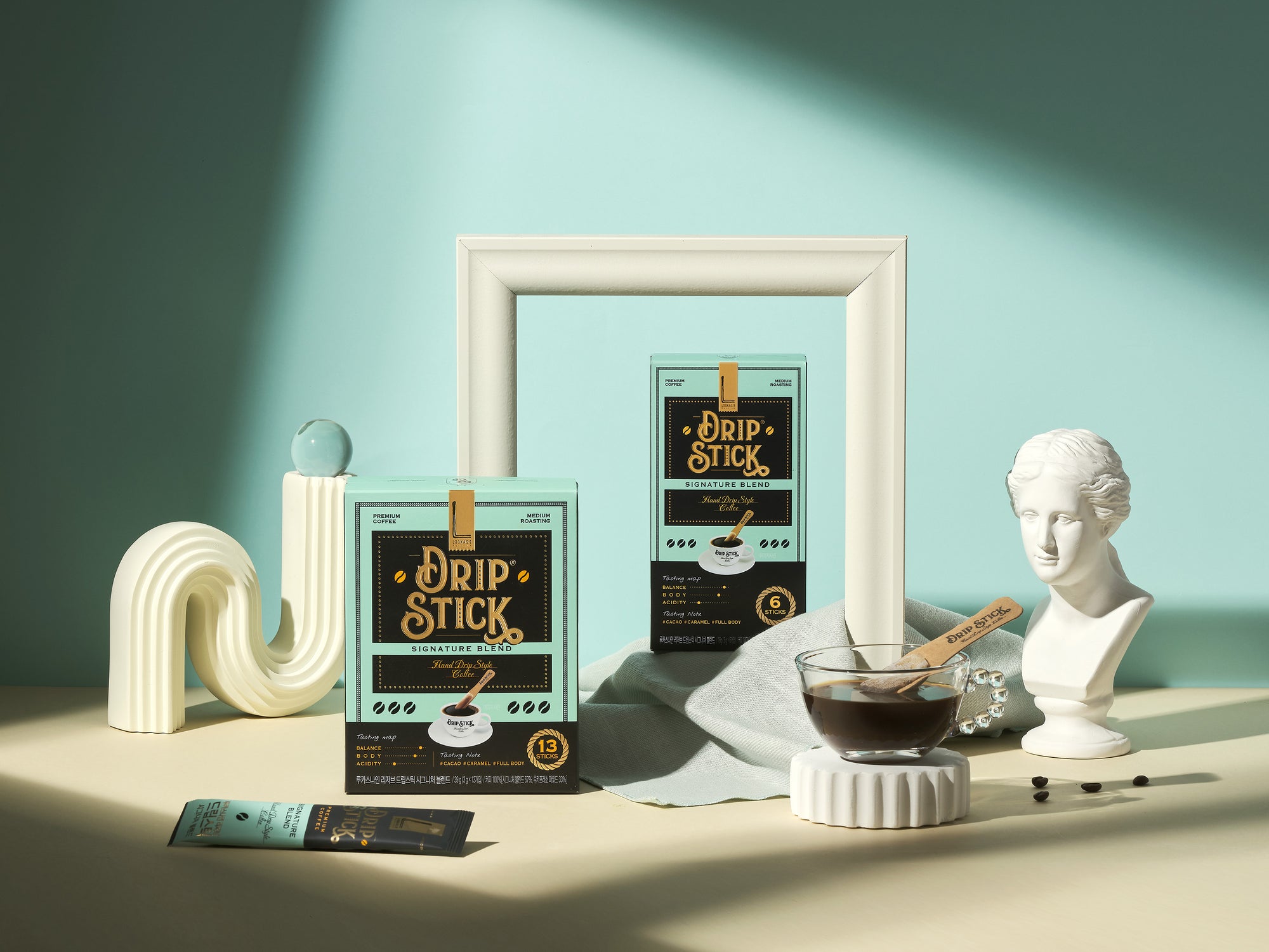DRIP STICK SIGNATURE BLEND- ( CAFÉ COREANO- SABOR CHOCOLATE CON LECHE ...